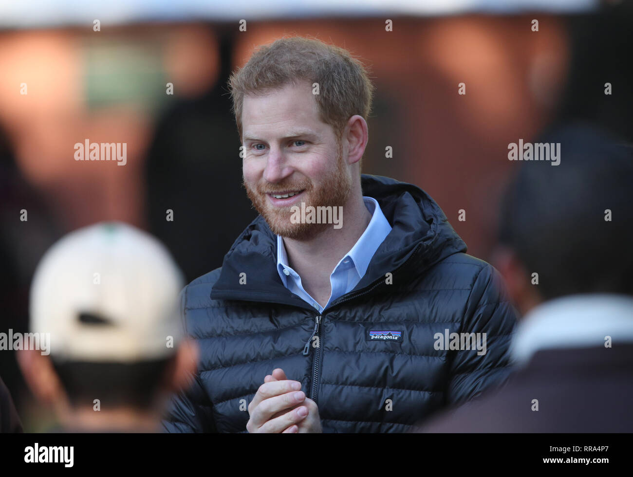 The Duke of Sussex arrives at the Moroccan Royal Federation of ...