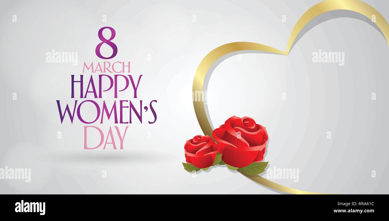 8 March. International Happy Women's Day Celebration. Billboard, Poster ...