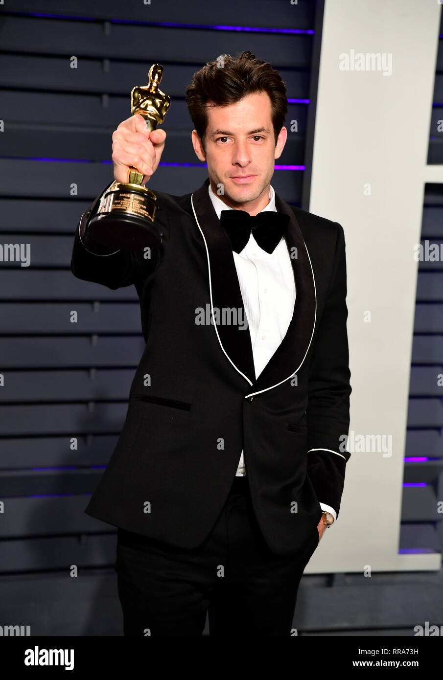 Mark Ronson with his Best Original Song Oscar attending the Vanity Fair ...