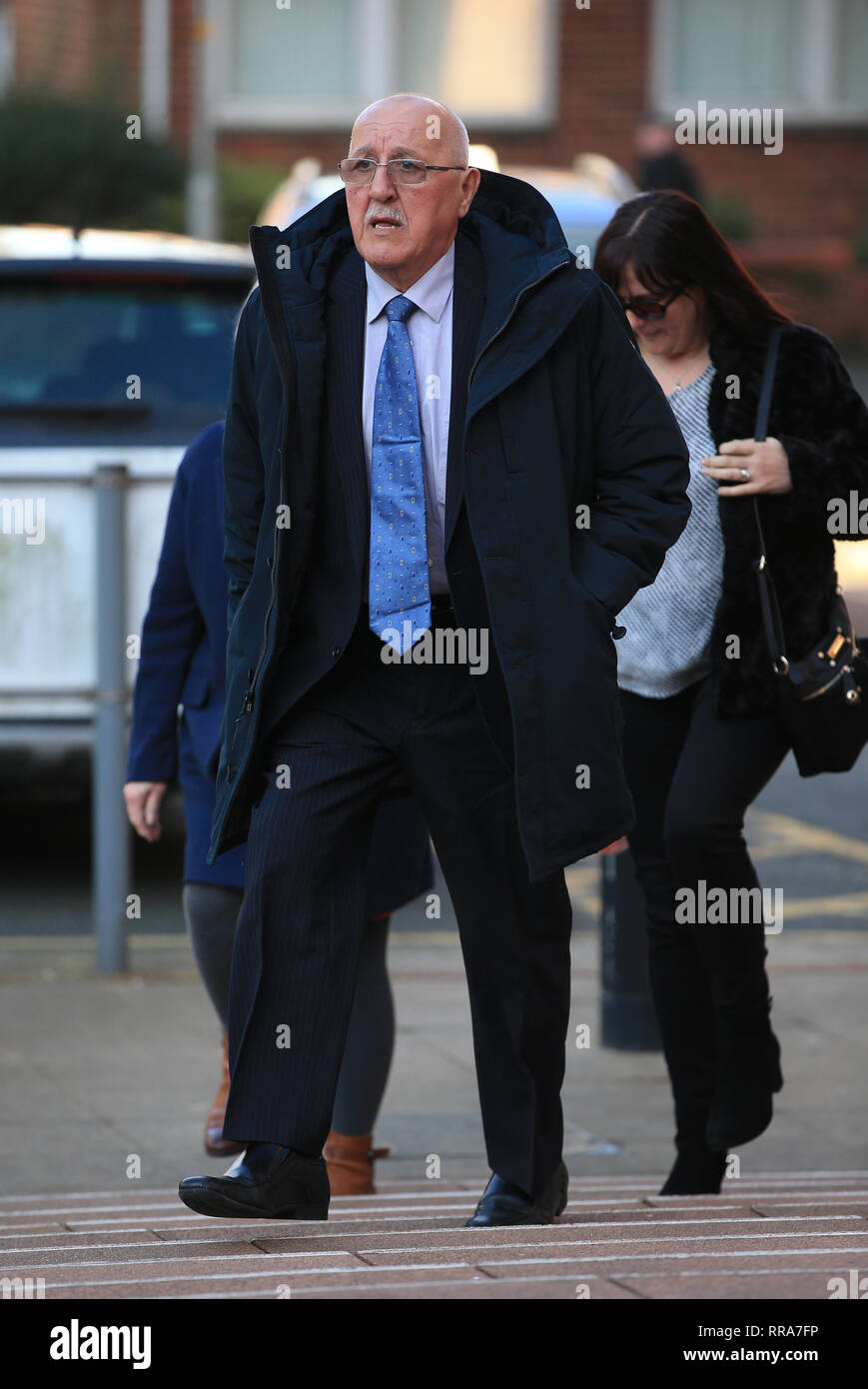 Barry Devonside arrives at Preston Crown Court for the trial of David ...