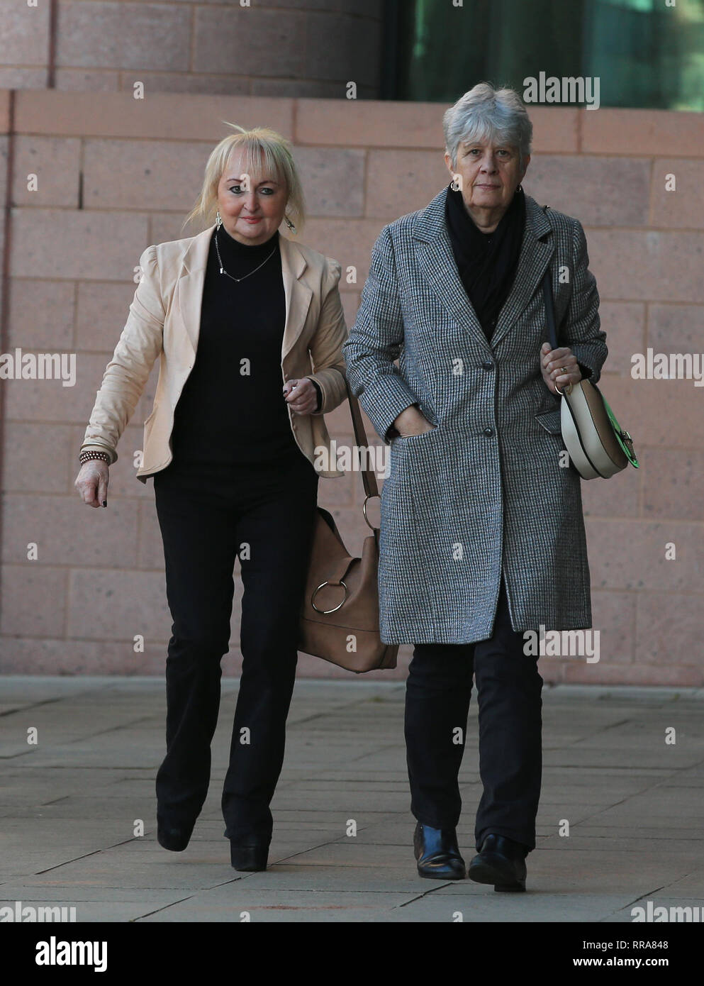 Jenny Hicks arrives for the trial of David Duckenfield and Graham ...