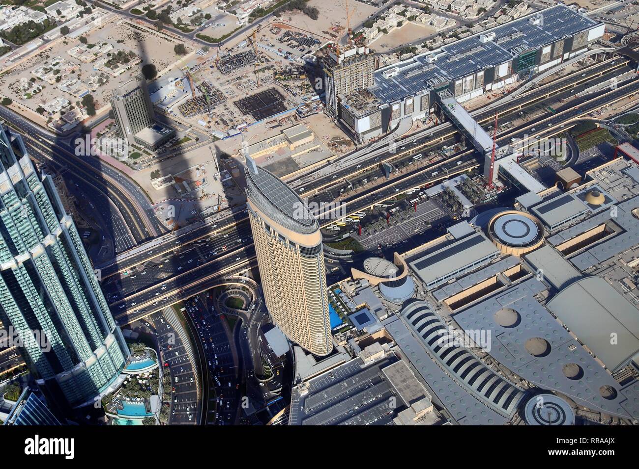 Top view on the city dubai Stock Photo - Alamy