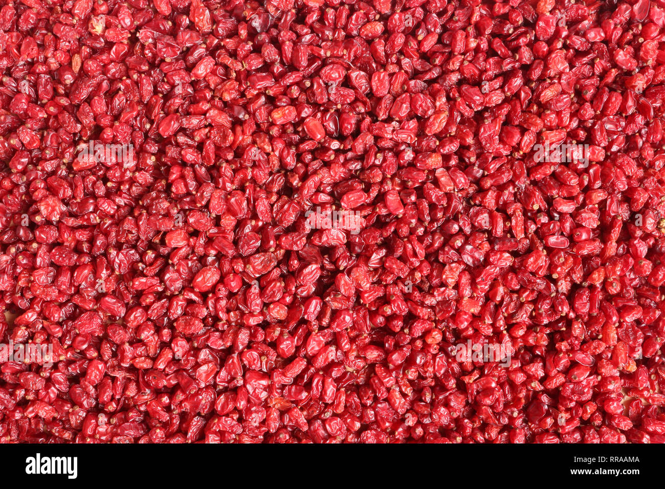 Dried barberries close up background texture Stock Photo - Alamy