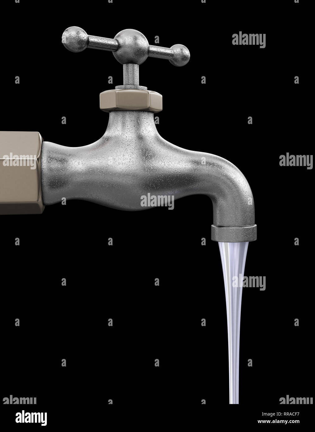 Water tap. Image with clipping path Stock Photo - Alamy