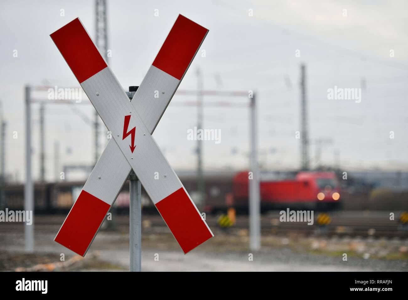 Symbolic picture Deutsche Bahn (german Railway), Germany, city of ...