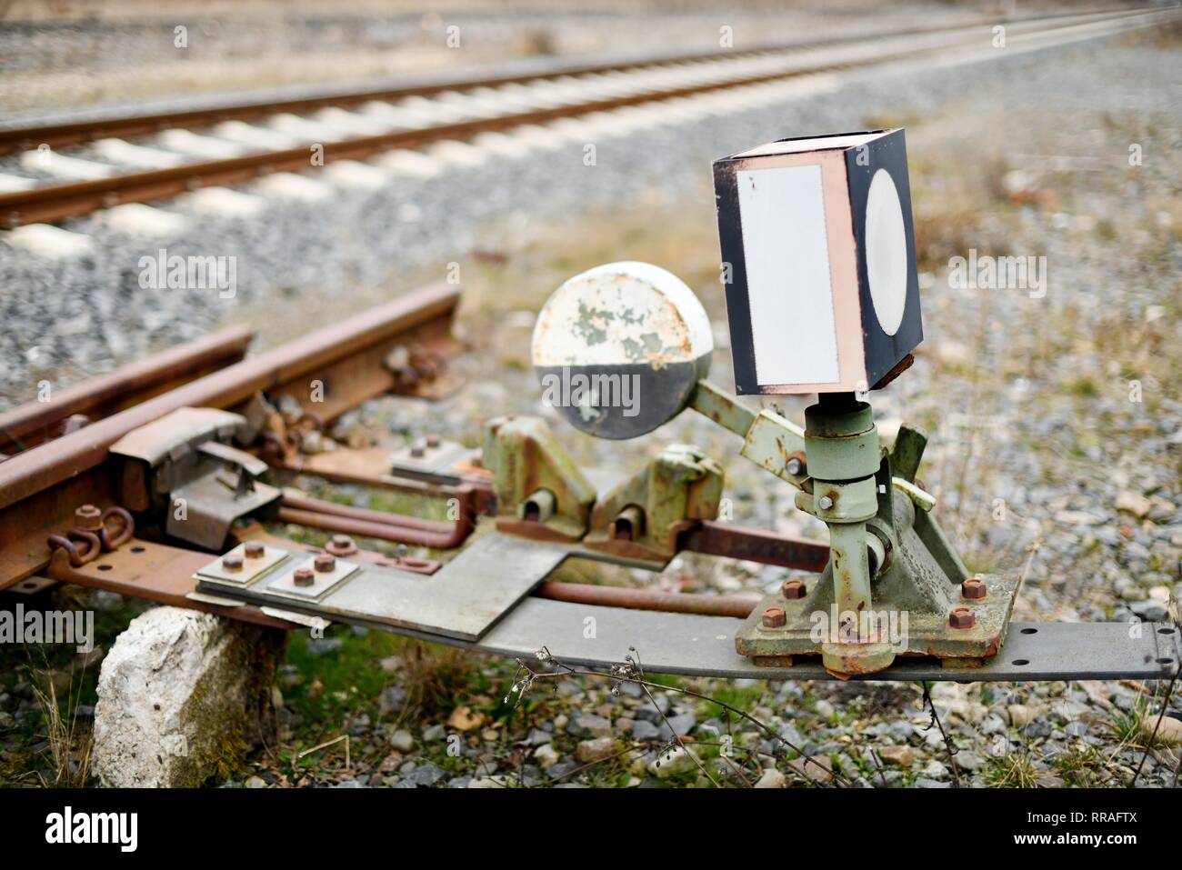 Symbolic picture Deutsche Bahn (german Railway) - old signaling system ...