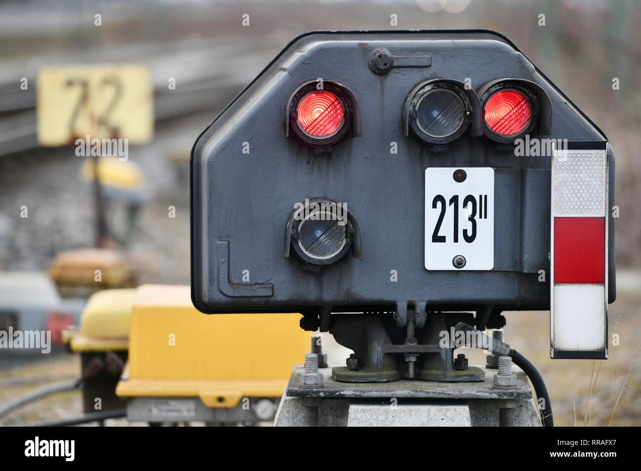 Symbolic picture Deutsche Bahn (german Railway) - old signaling system ...