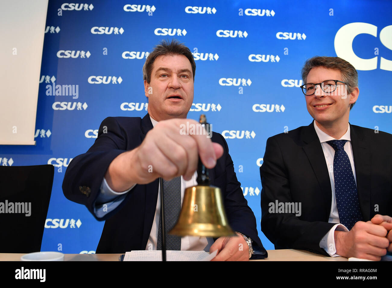 Markus SOEDER (Bavarian State Premier and CSU Chairman) opens the ...
