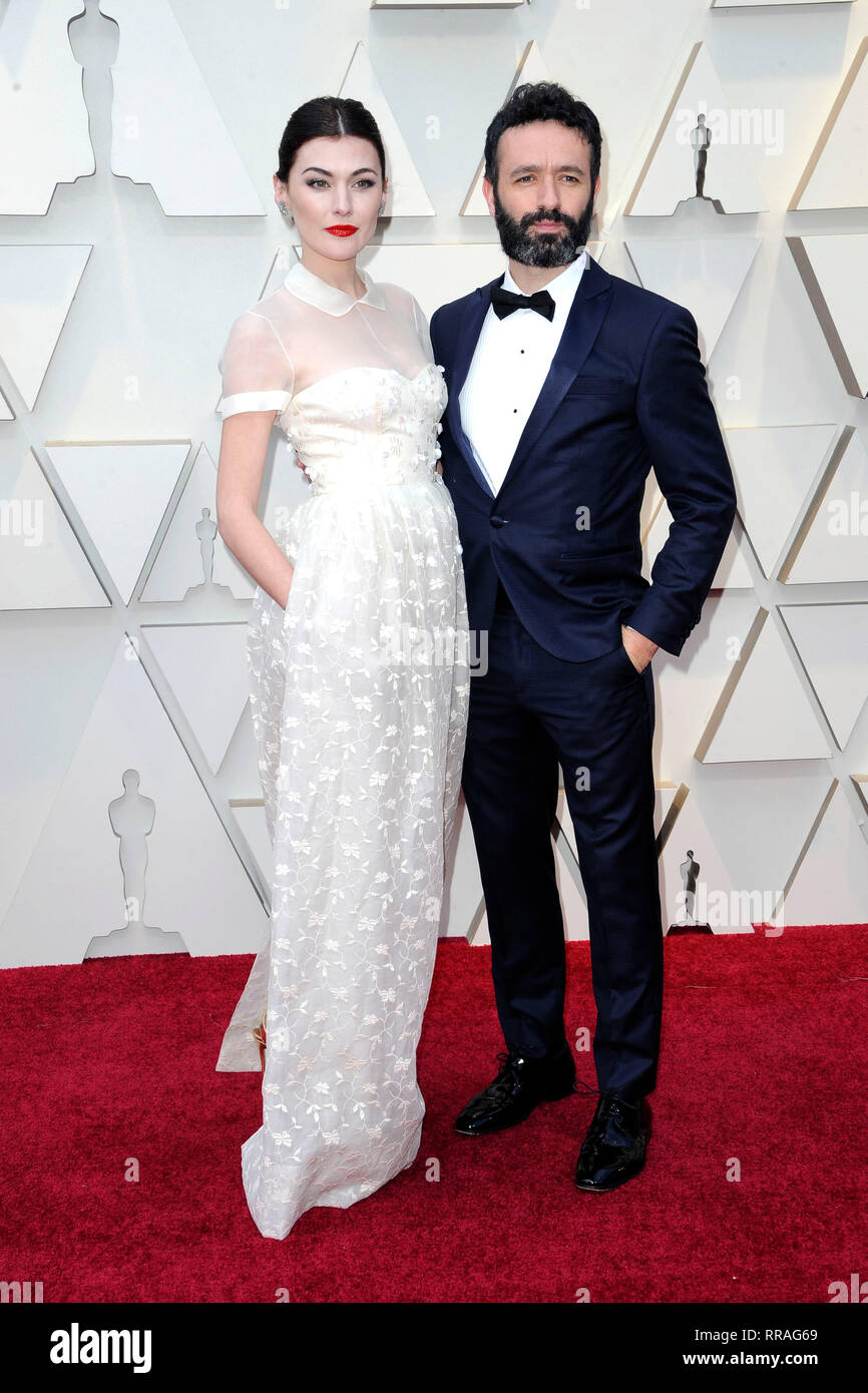 Los Angeles, USA. 24th Feb, 2019. Marta Nieto and Rodrigo Sorogoyen ...