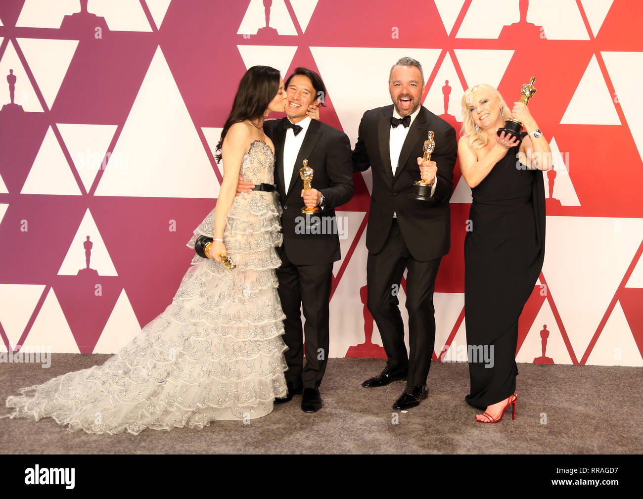 HOLLYWOOD, CALIFORNIA - FEBRUARY 24: Elizabeth Chai Vasarhelyi, Jimmy ...