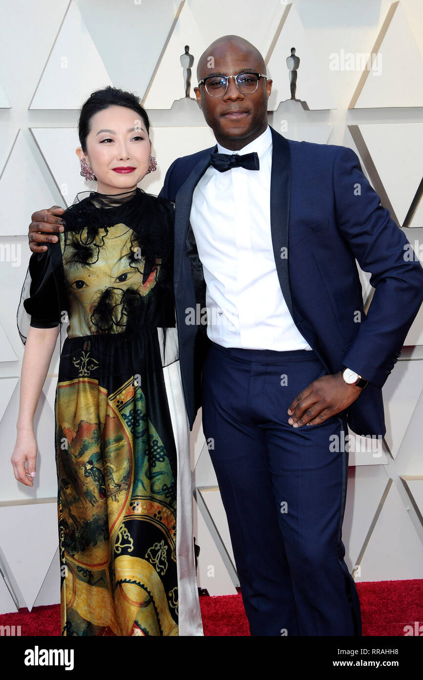 Los Angeles, USA. 24th Feb, 2019. Barry Jenkins and guest attending the ...