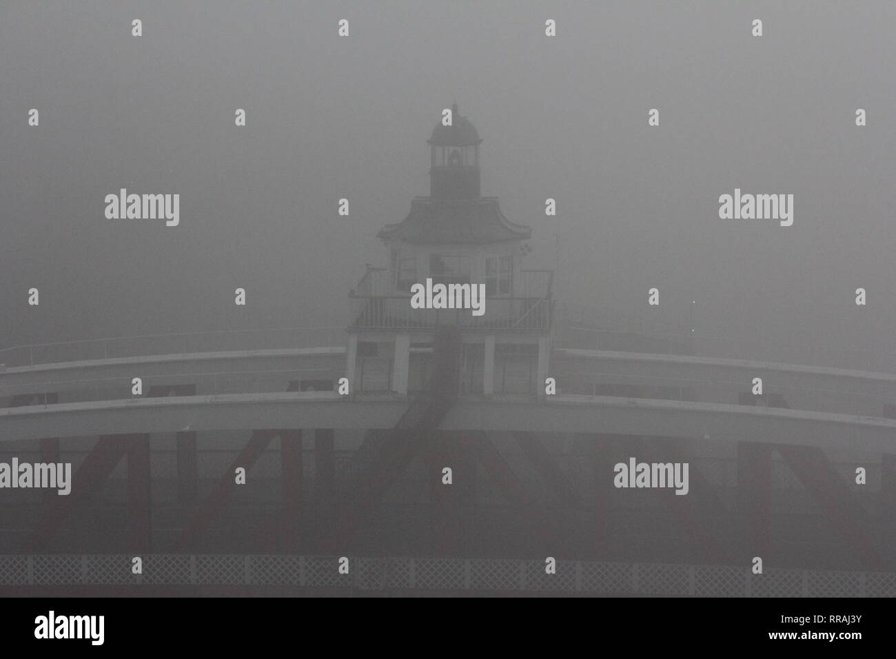 Newcastle upon Tyne, UK. 25th Feb, 2019. Weather UK: Fog descends on ...