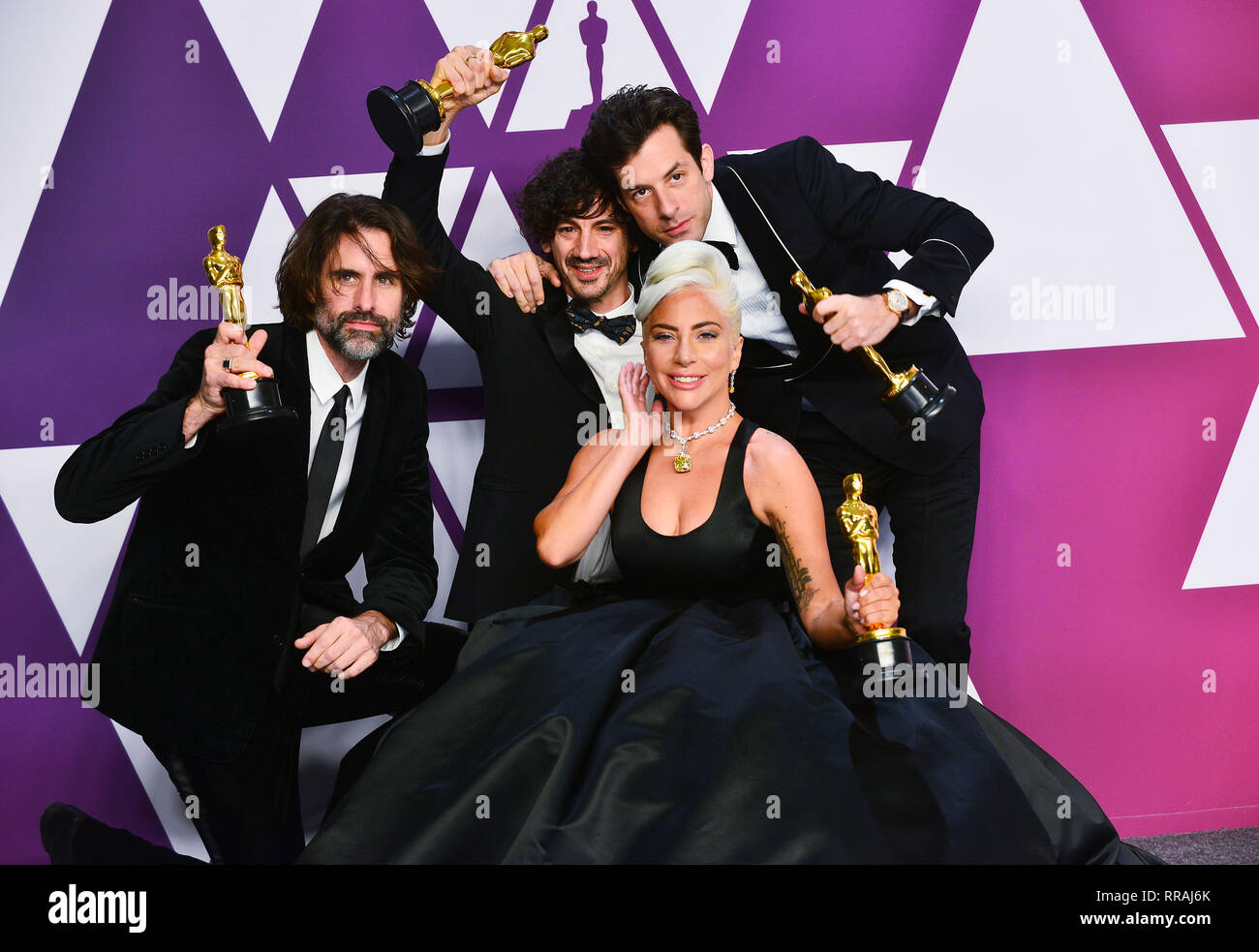 Los Angeles, USA. 24th Feb, 2019. Andrew Wyatt, Anthony Rossomando ...