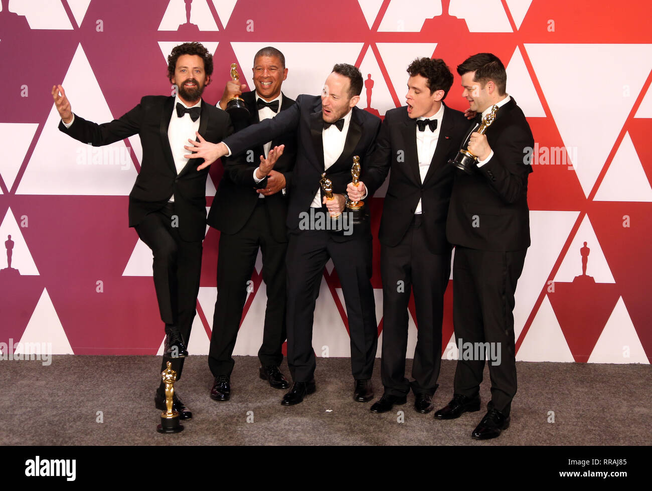 Hollywood, California, USA. 24th Feb, 2019. Bob Persichetti, Peter ...