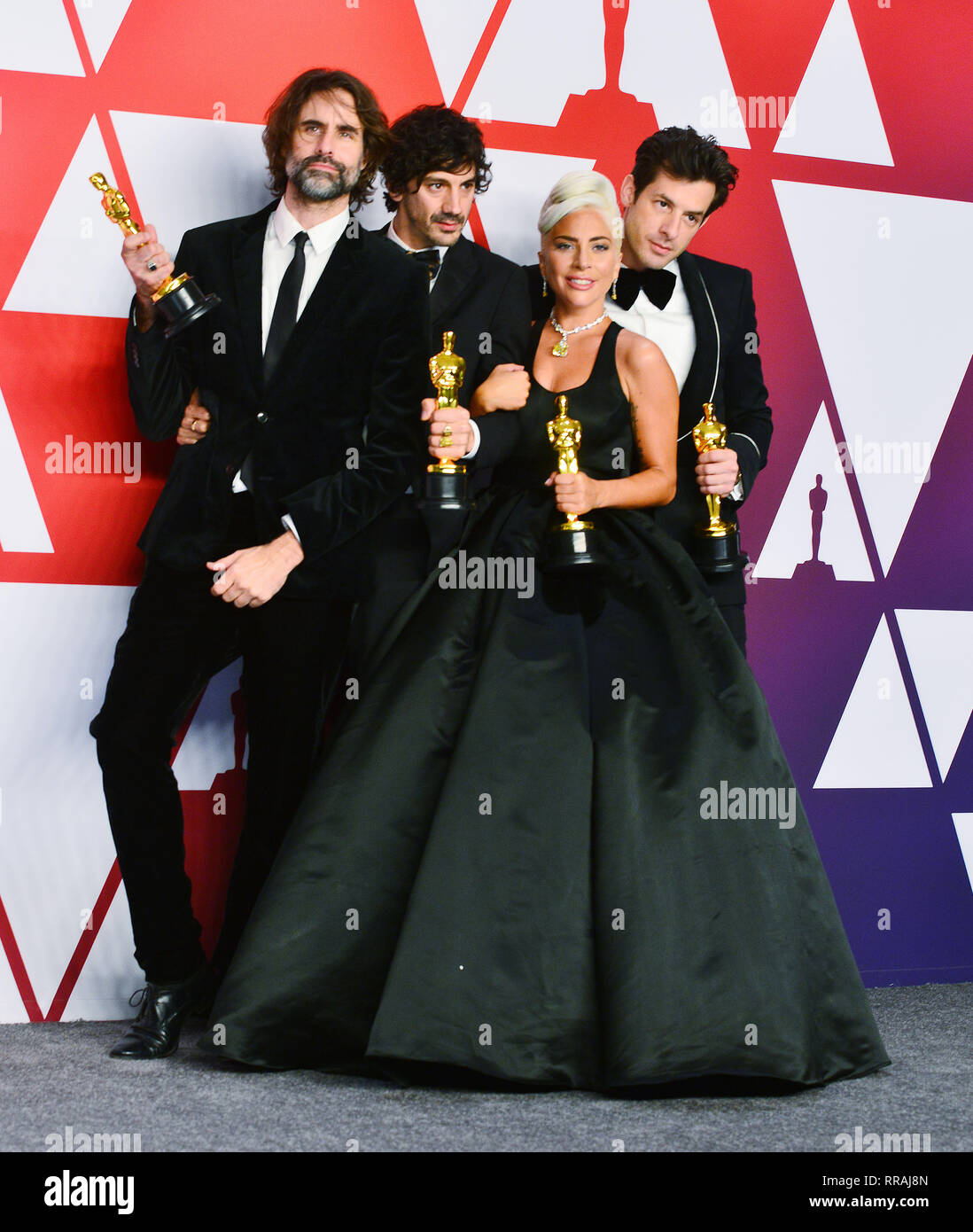 Los Angeles, USA. 24th Feb, 2019. Andrew Wyatt, Anthony Rossomando ...