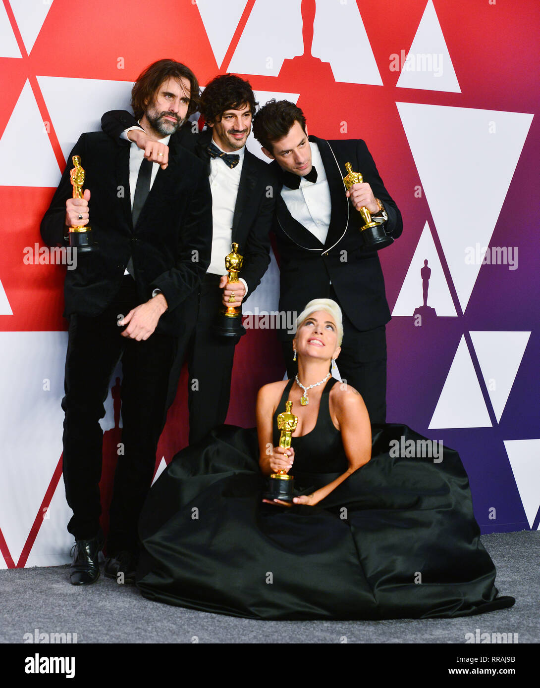 Los Angeles, USA. 24th Feb, 2019. Andrew Wyatt, Anthony Rossomando ...