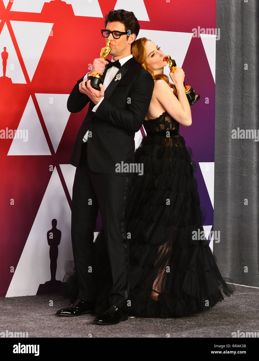 Los Angeles, USA. 24th Feb, 2019. Best Live Action Short Film winners ...