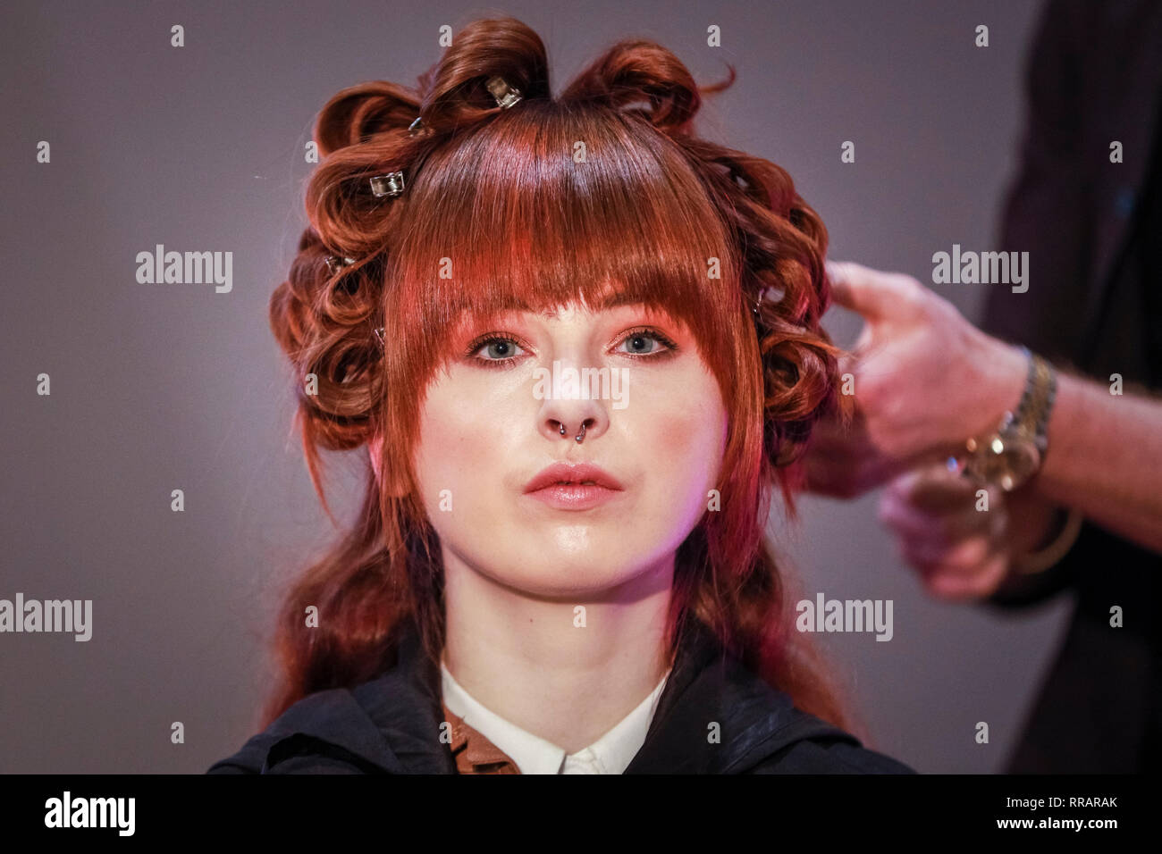 Hairstyling competition hi-res stock photography and images - Alamy