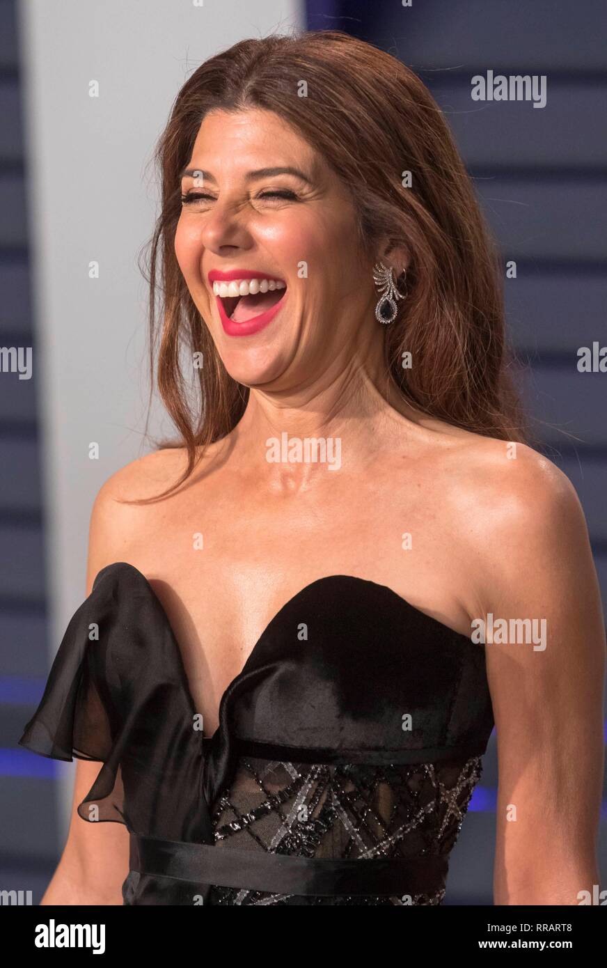 Marisa Tomei attends the Vanity Fair Oscar Party at Wallis Annenberg ...