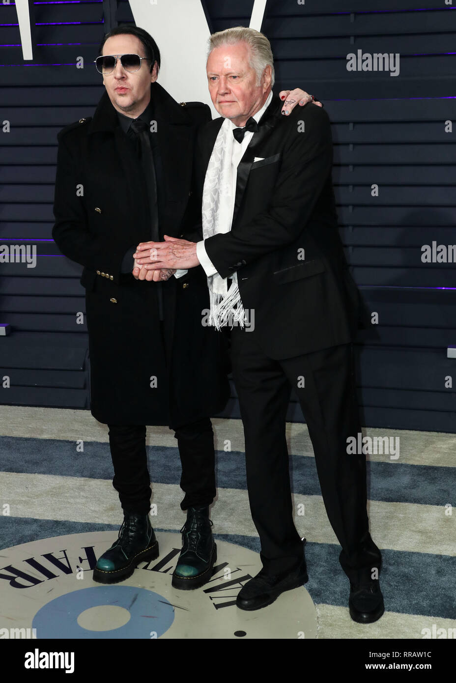 BEVERLY HILLS, LOS ANGELES, CA, USA - FEBRUARY 24: Marilyn Manson and ...