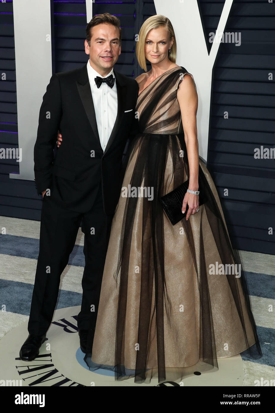 BEVERLY HILLS, LOS ANGELES, CA, USA - FEBRUARY 24: Lachlan Murdoch and ...