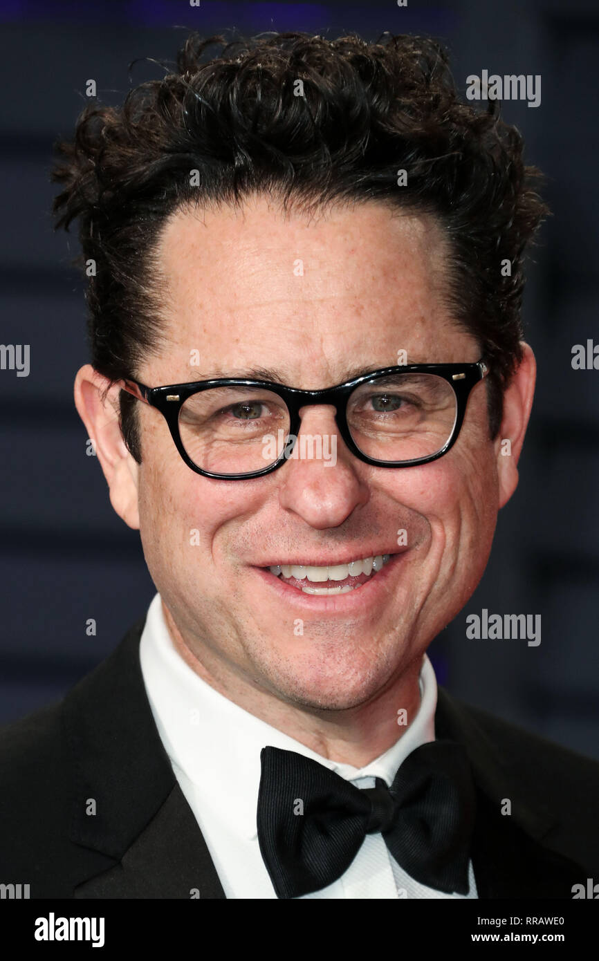 BEVERLY HILLS, LOS ANGELES, CA, USA - FEBRUARY 24: J.J. Abrams arrives ...