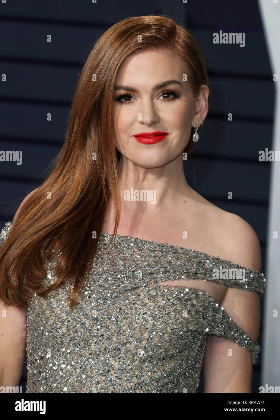 BEVERLY HILLS, LOS ANGELES, CA, USA - FEBRUARY 24: Actress Isla Fisher ...