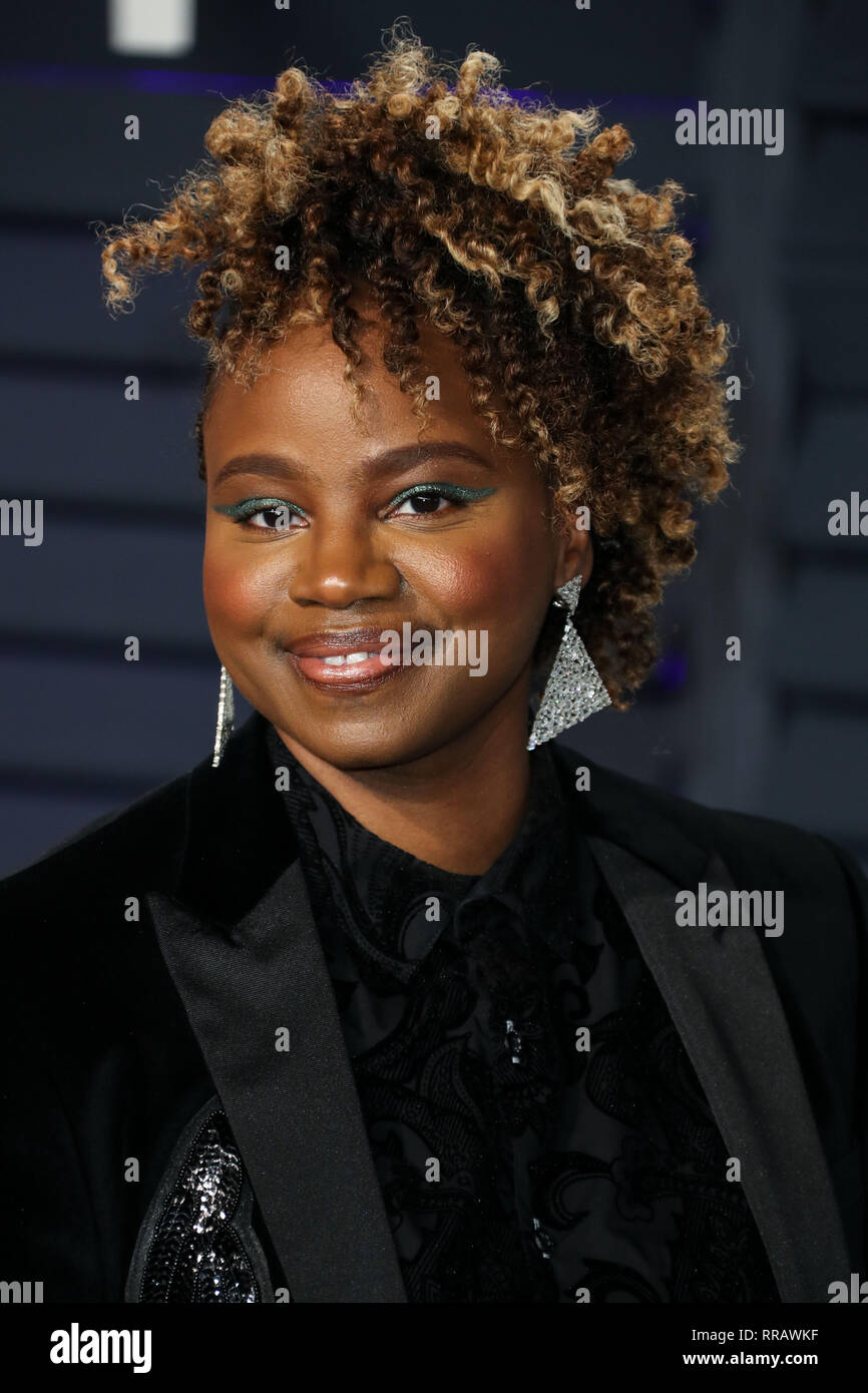 BEVERLY HILLS, LOS ANGELES, CA, USA - FEBRUARY 24: Dee Rees arrives at ...