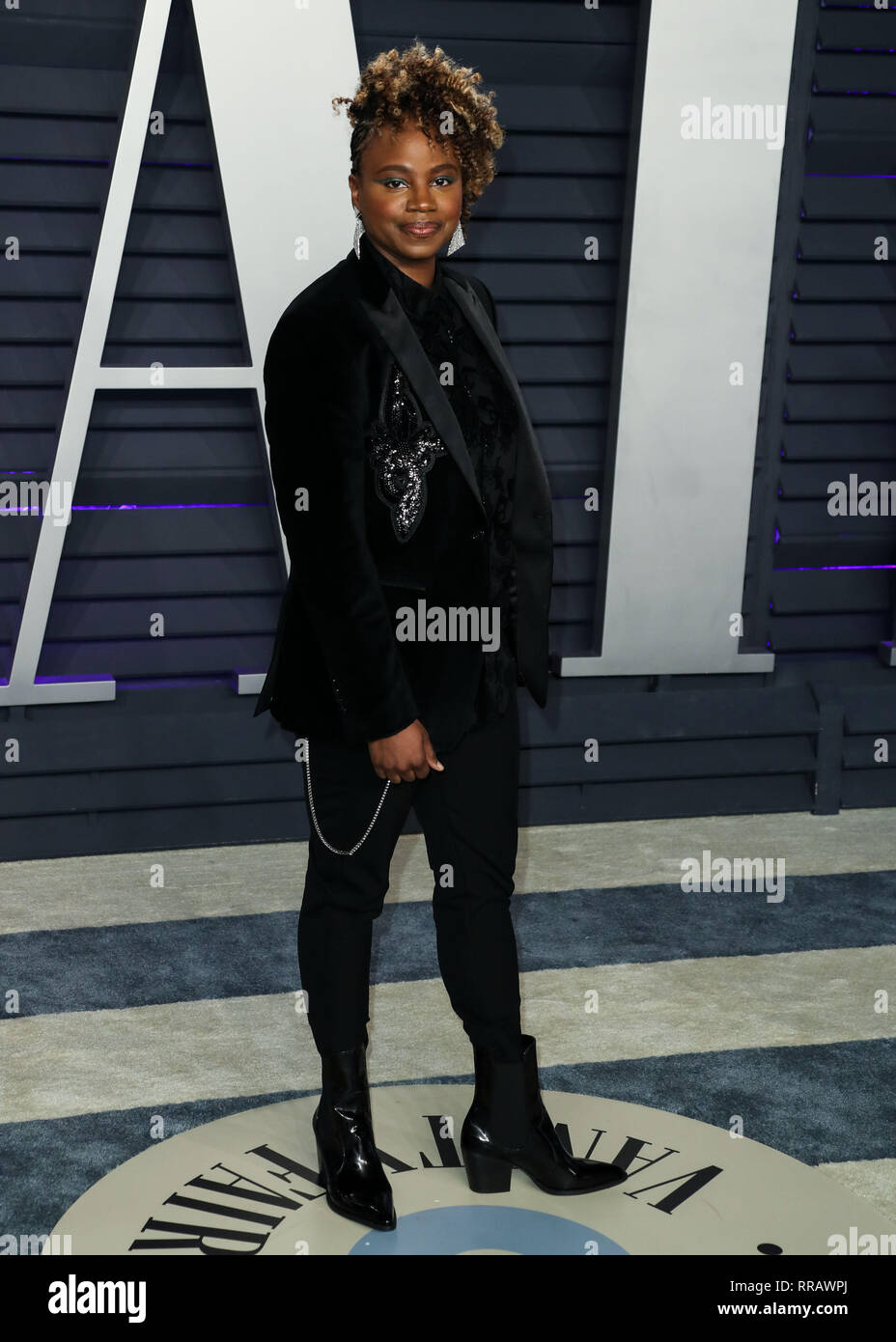 BEVERLY HILLS, LOS ANGELES, CA, USA - FEBRUARY 24: Dee Rees arrives at ...