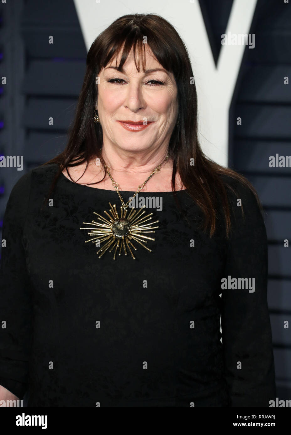 BEVERLY HILLS, LOS ANGELES, CA, USA - FEBRUARY 24: Anjelica Huston ...