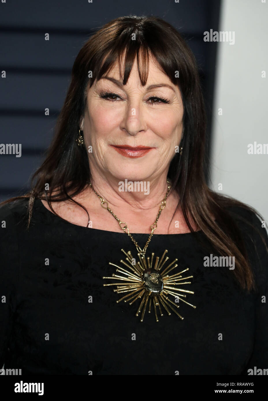 BEVERLY HILLS, LOS ANGELES, CA, USA - FEBRUARY 24: Anjelica Huston ...