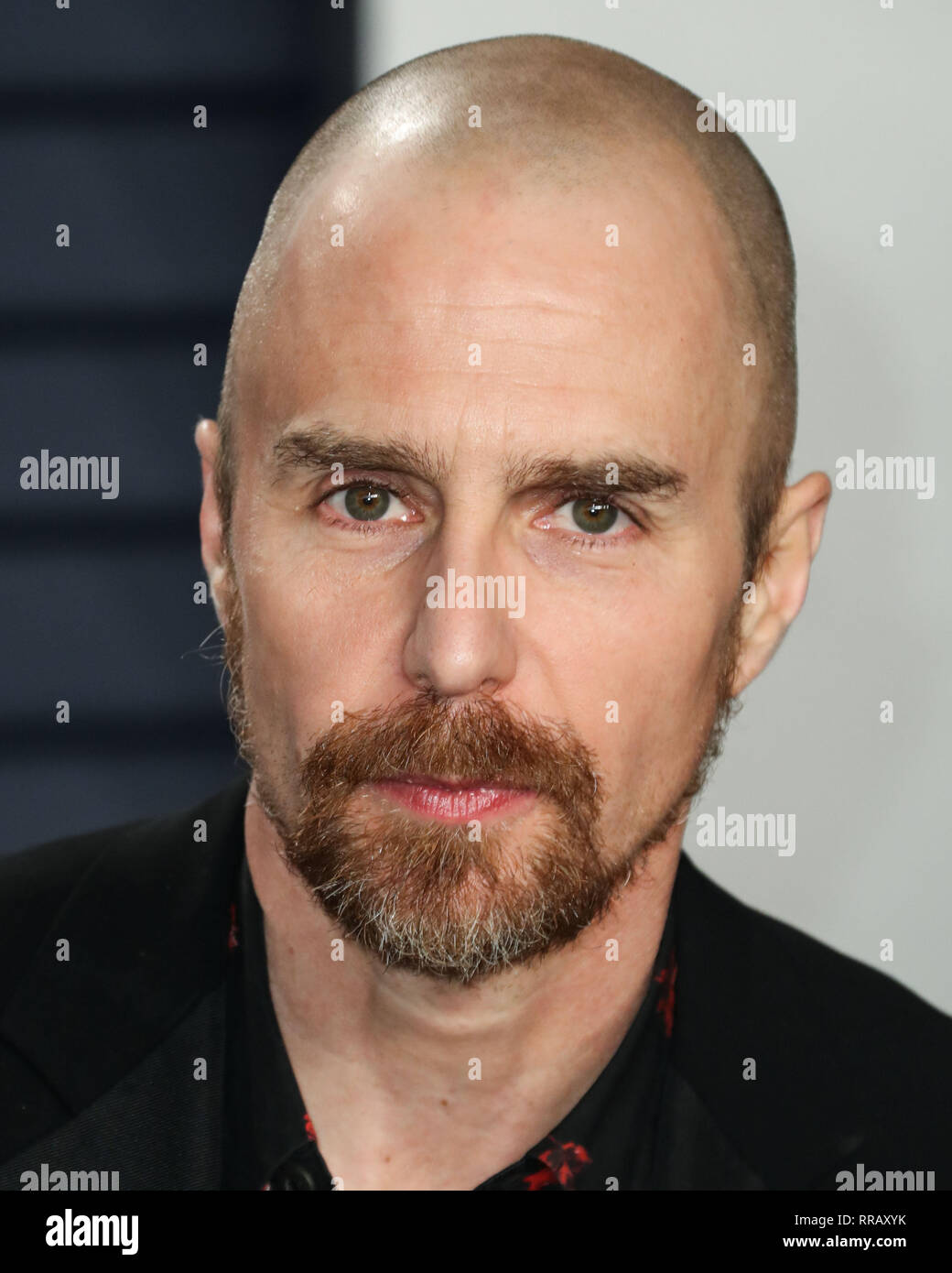 BEVERLY HILLS, LOS ANGELES, CA, USA - FEBRUARY 24: Sam Rockwell arrives ...