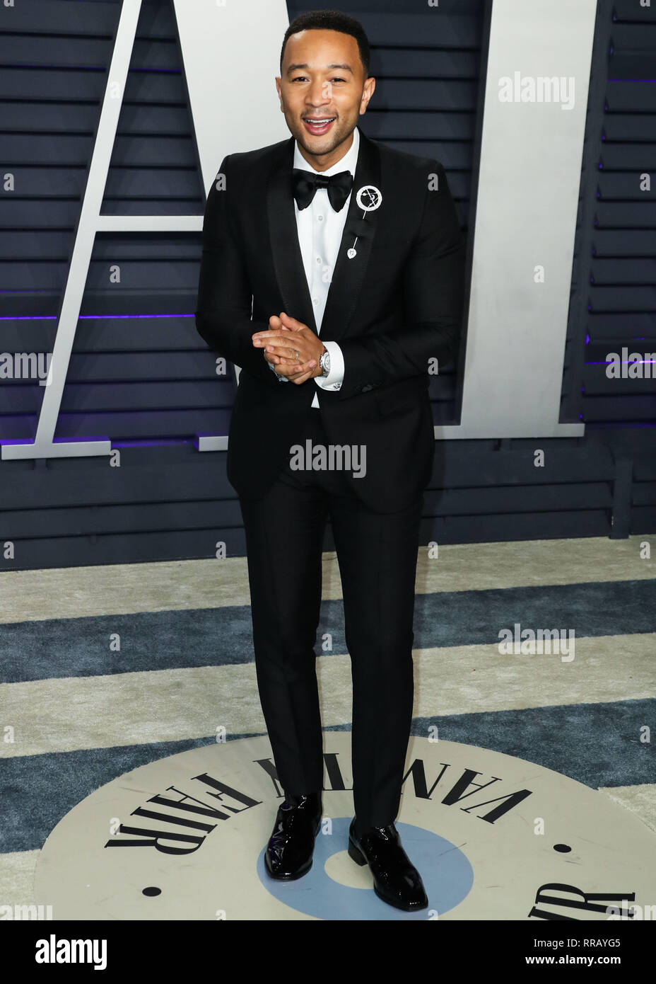 BEVERLY HILLS, LOS ANGELES, CA, USA - FEBRUARY 24: John Legend arrives ...