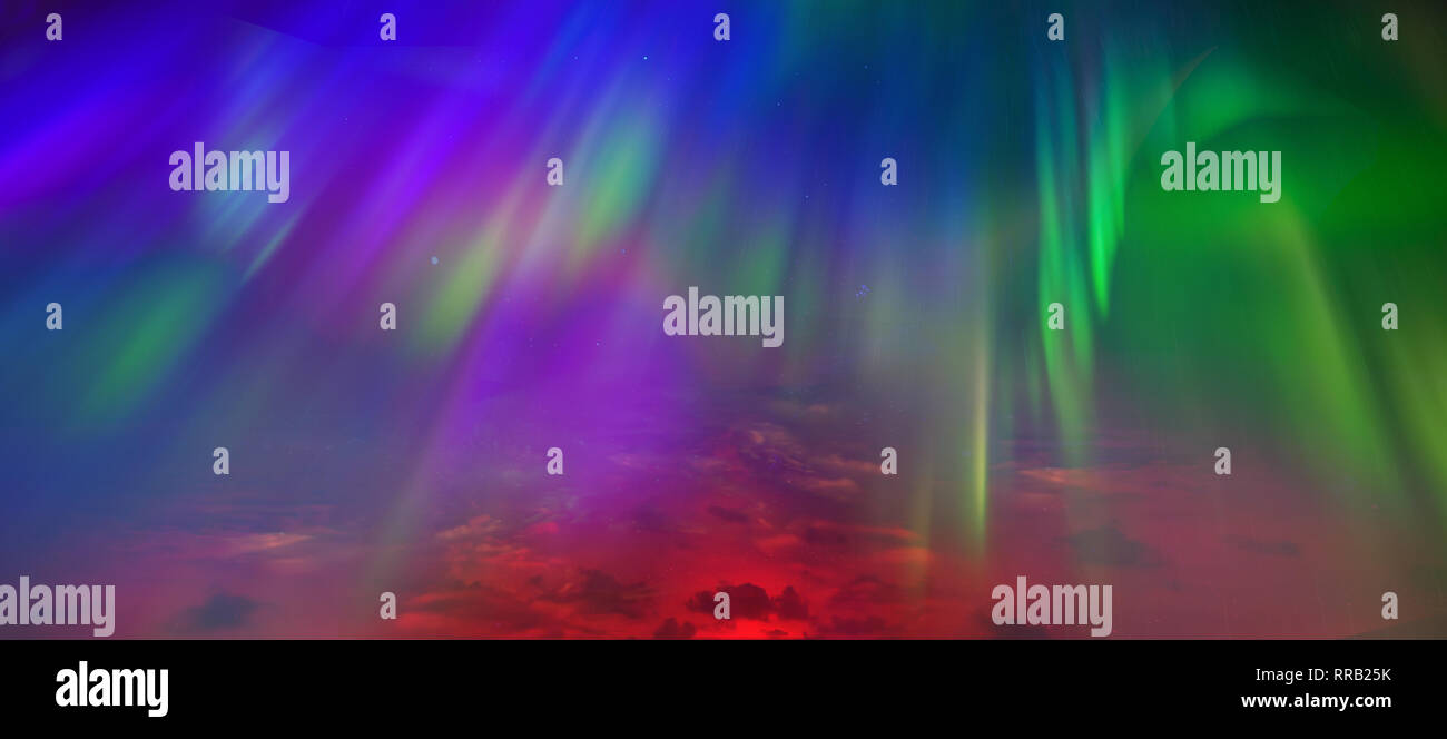 Colorful Lights In The Sky