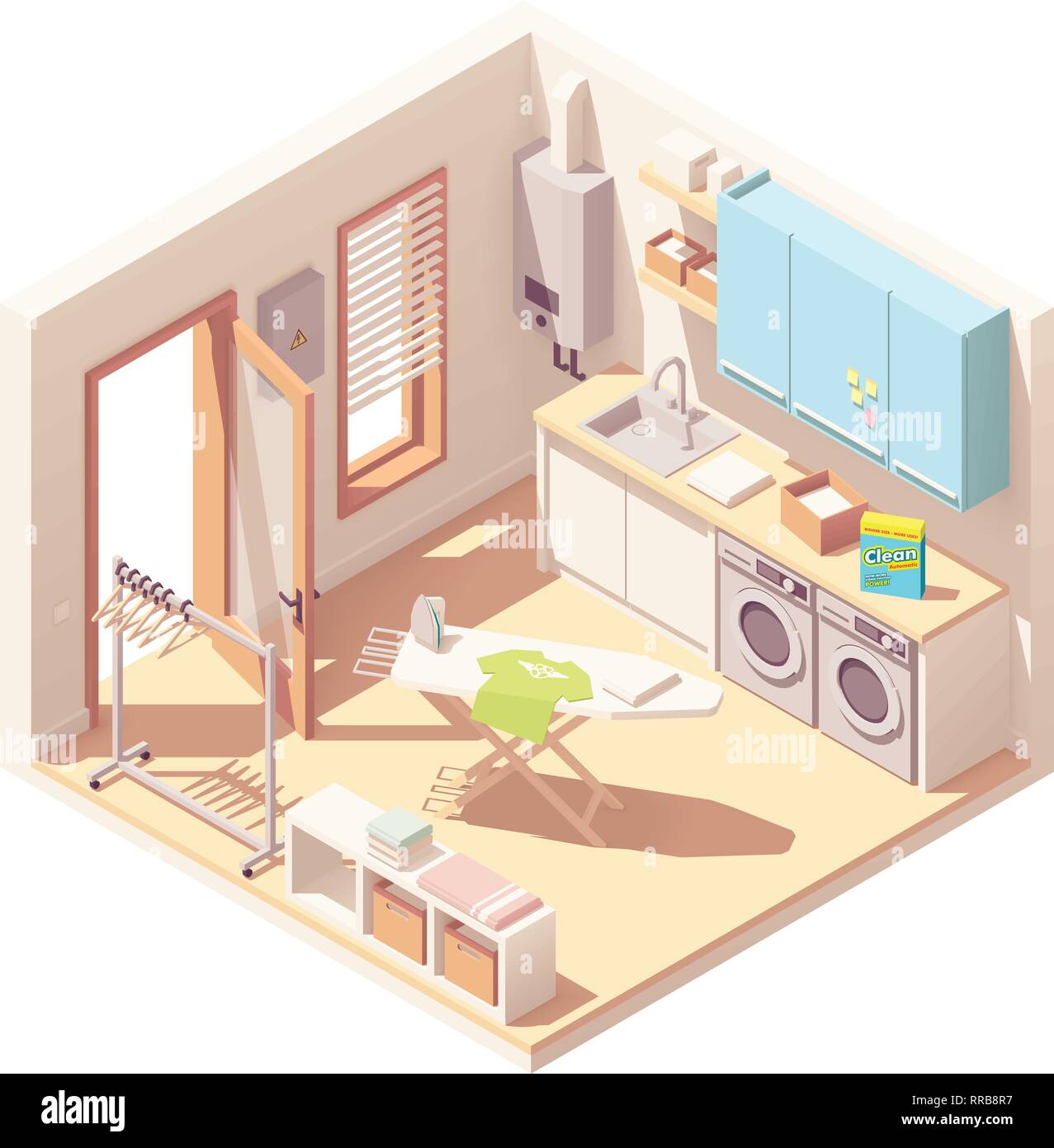 Interior machine room building Stock Vector Images - Alamy