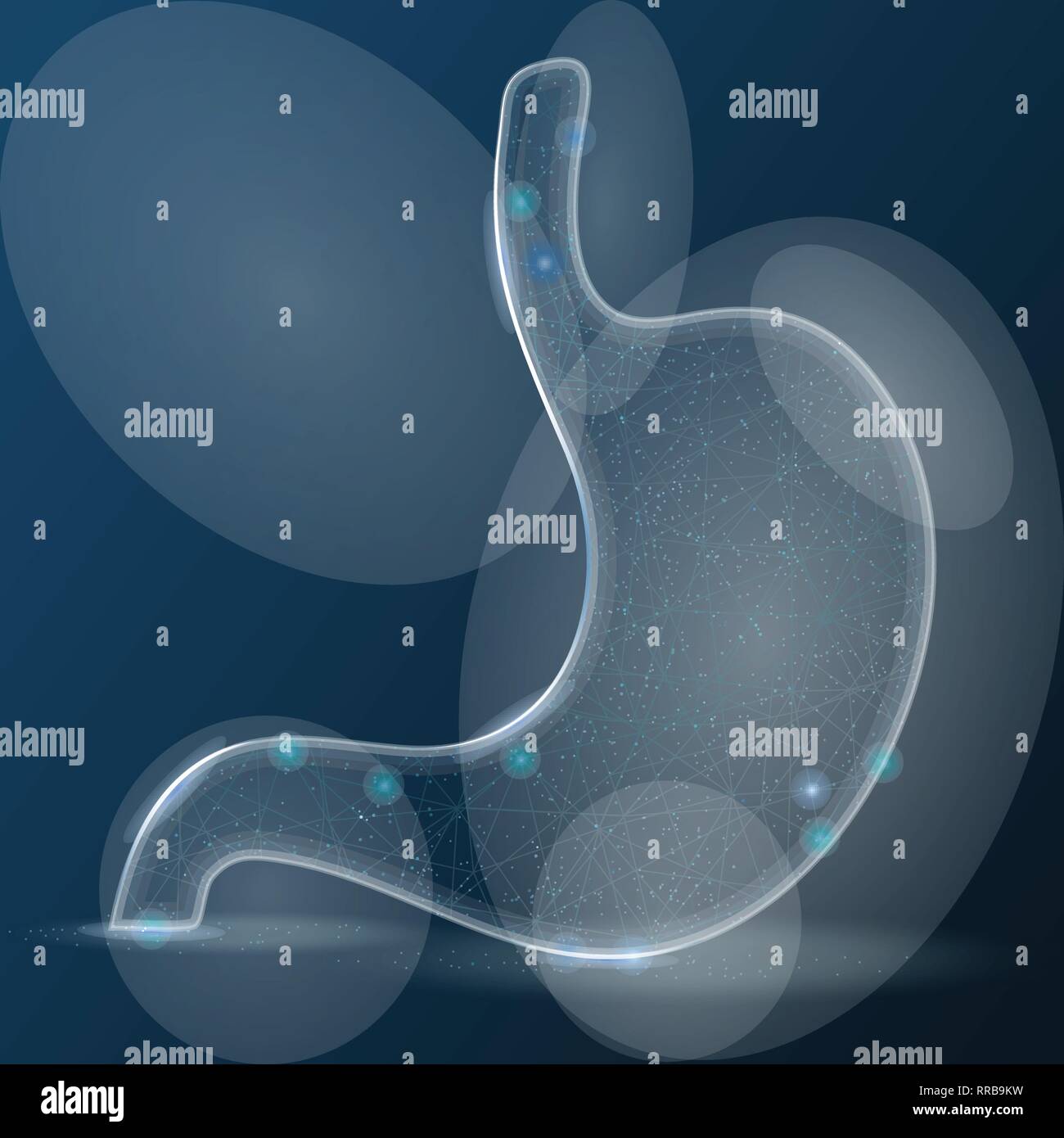 Human Stomach Laser Surgery. Medicine Disease Drug Treatment Painful ...