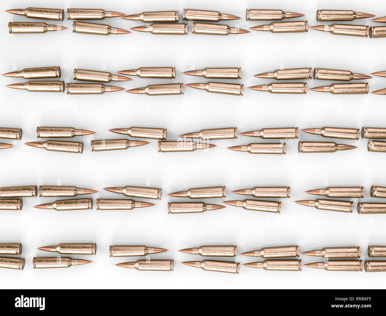 3d rendering of rifle bullet background Stock Photo - Alamy