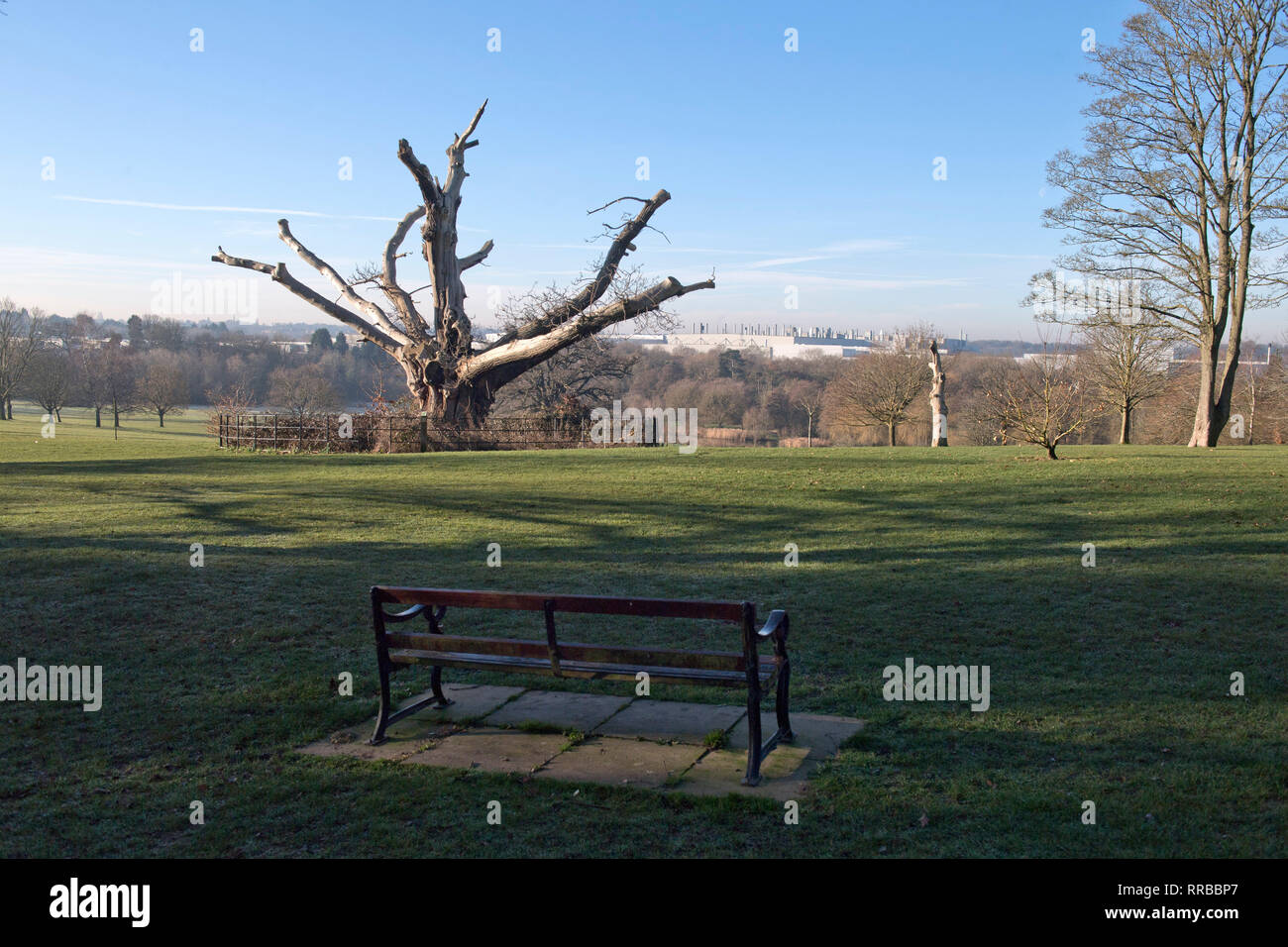 Jaguar Land Rover car production plant at Solihull as seen from Elmdon ...