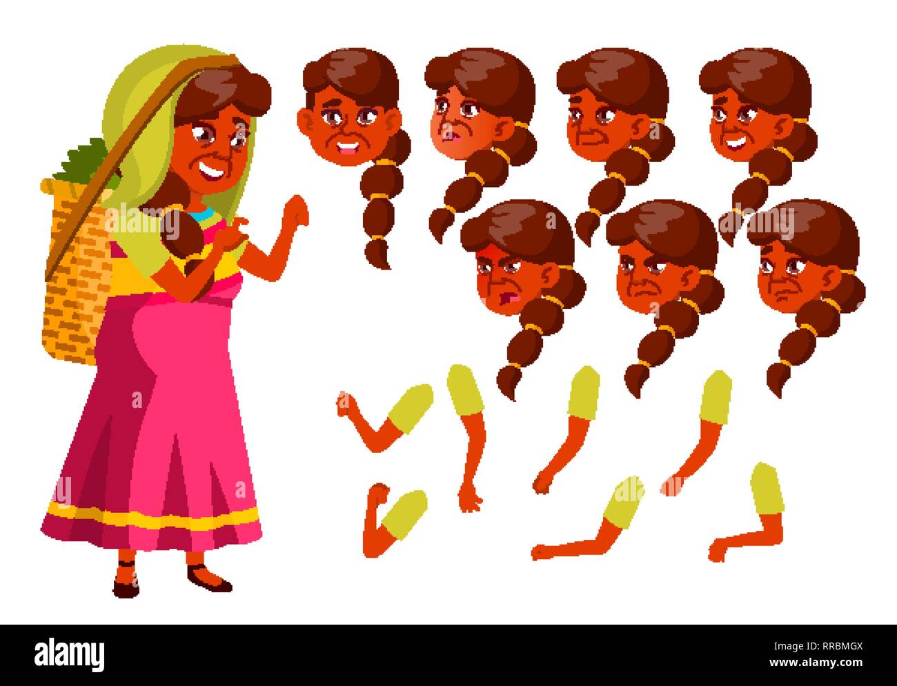 Indian community living Stock Vector Images - Alamy