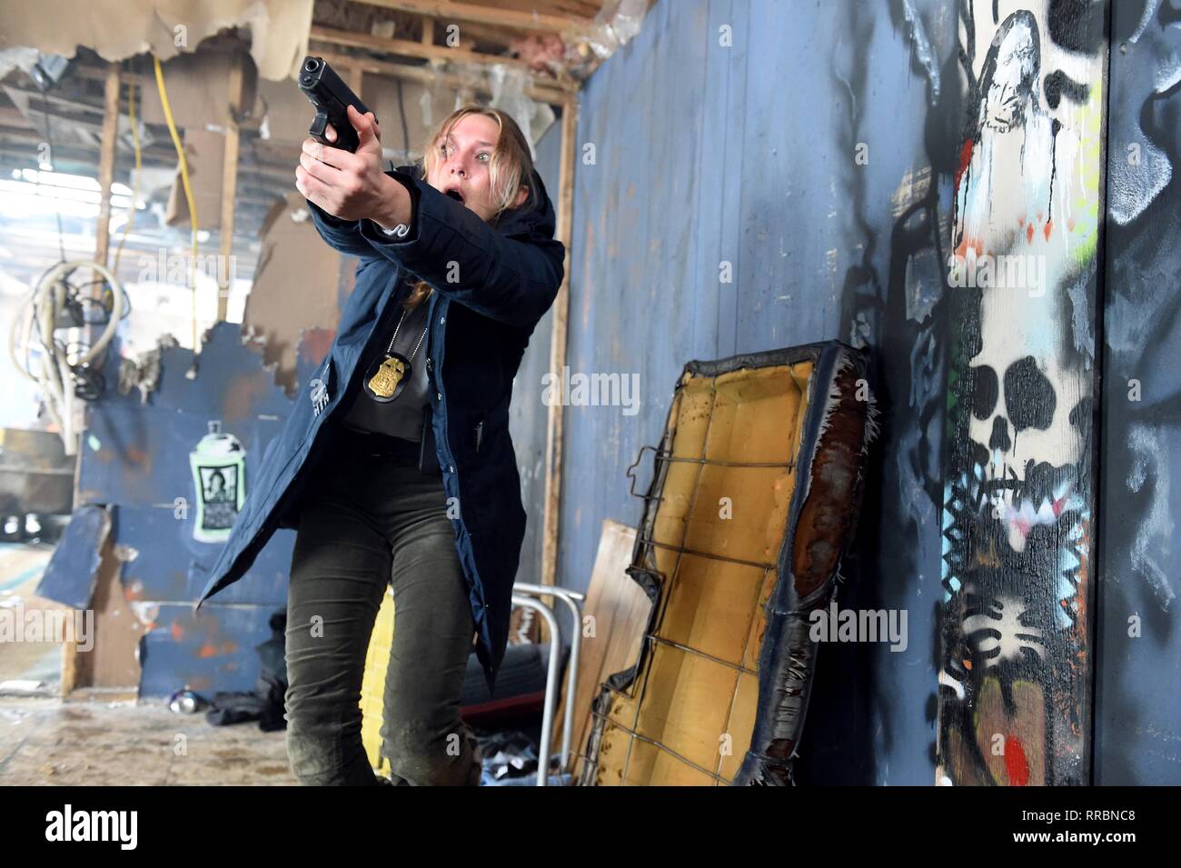 Elizabeth Olsen And Wind River High Resolution Stock Photography and ...