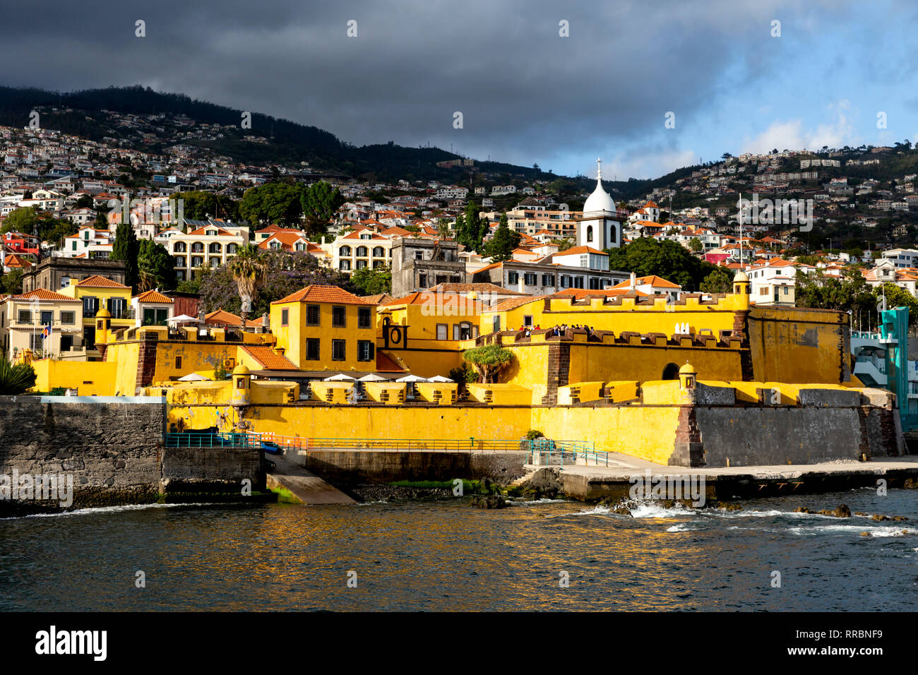 Sao Tiago Fort. Funchal, Madeira, Portugal Stock Photo - Alamy