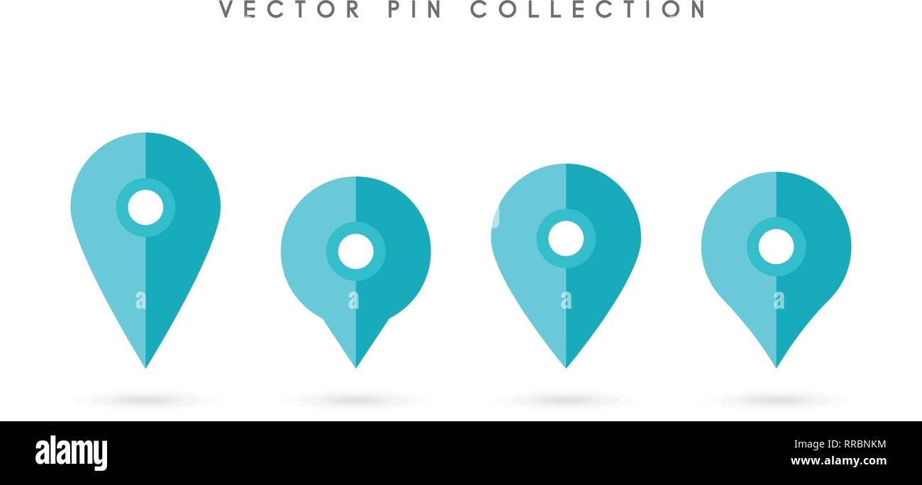 Location pin. Map pin flat icon vector design Stock Vector Image & Art ...