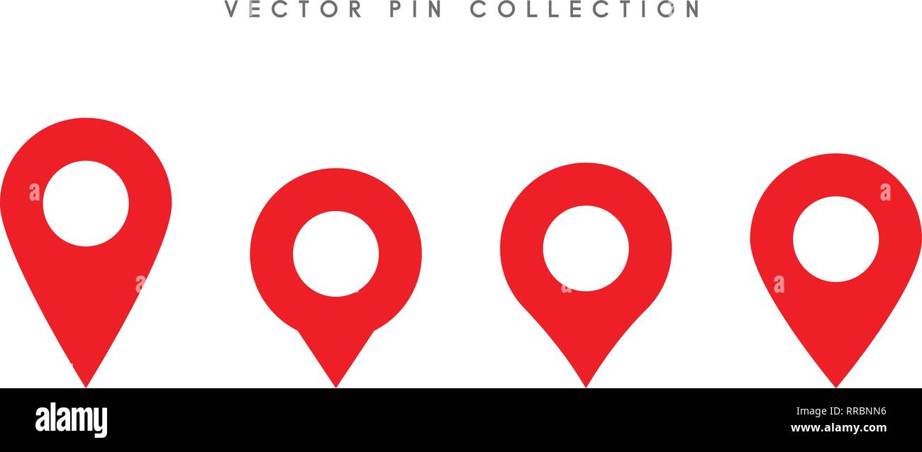 Location pin. Map pin flat icon vector design Stock Vector Image & Art ...
