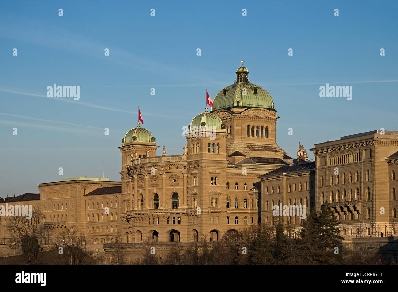 The Federal Palace (1902), Parliament Building (Bundeshaus) housing the ...