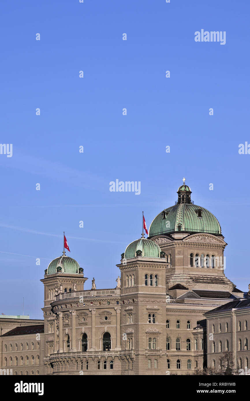 The Federal Palace (1902), Parliament Building (Bundeshaus) housing the ...