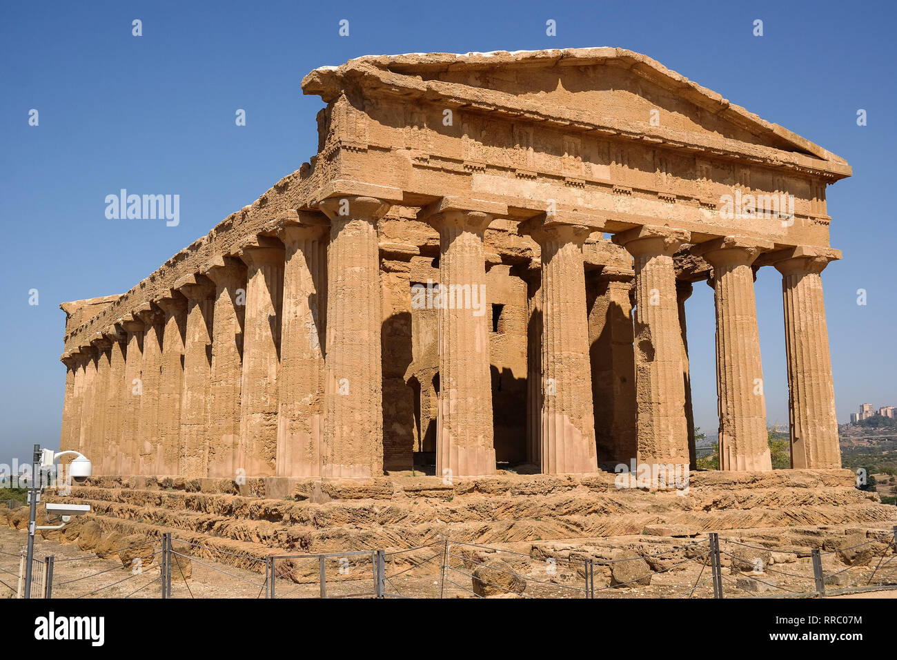 Archaeological Park Valley of Temples in Agrigento, Sicily, Italy ...