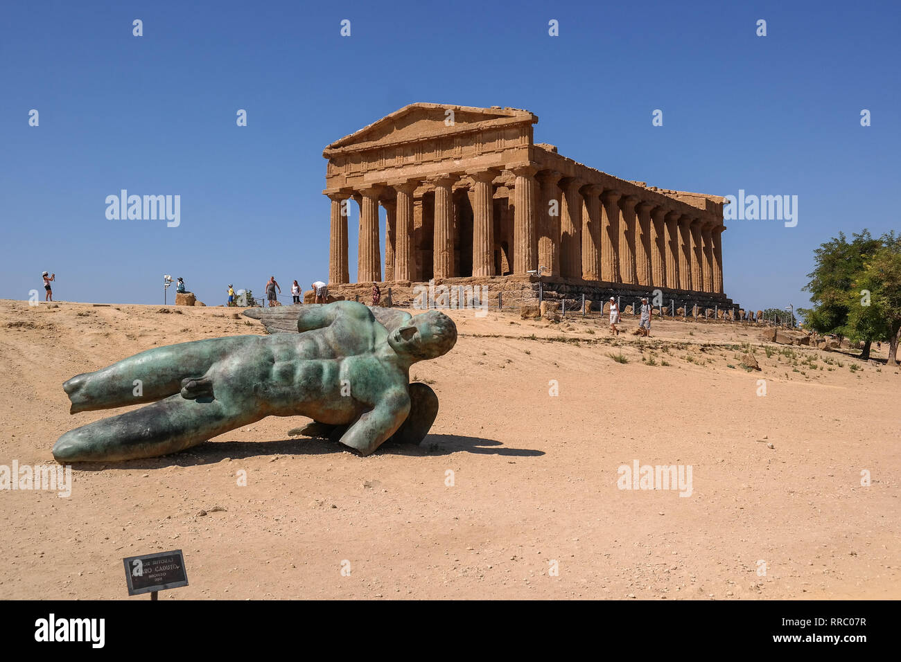 Archaeological Park Valley of Temples in Agrigento, Sicily, Italy ...