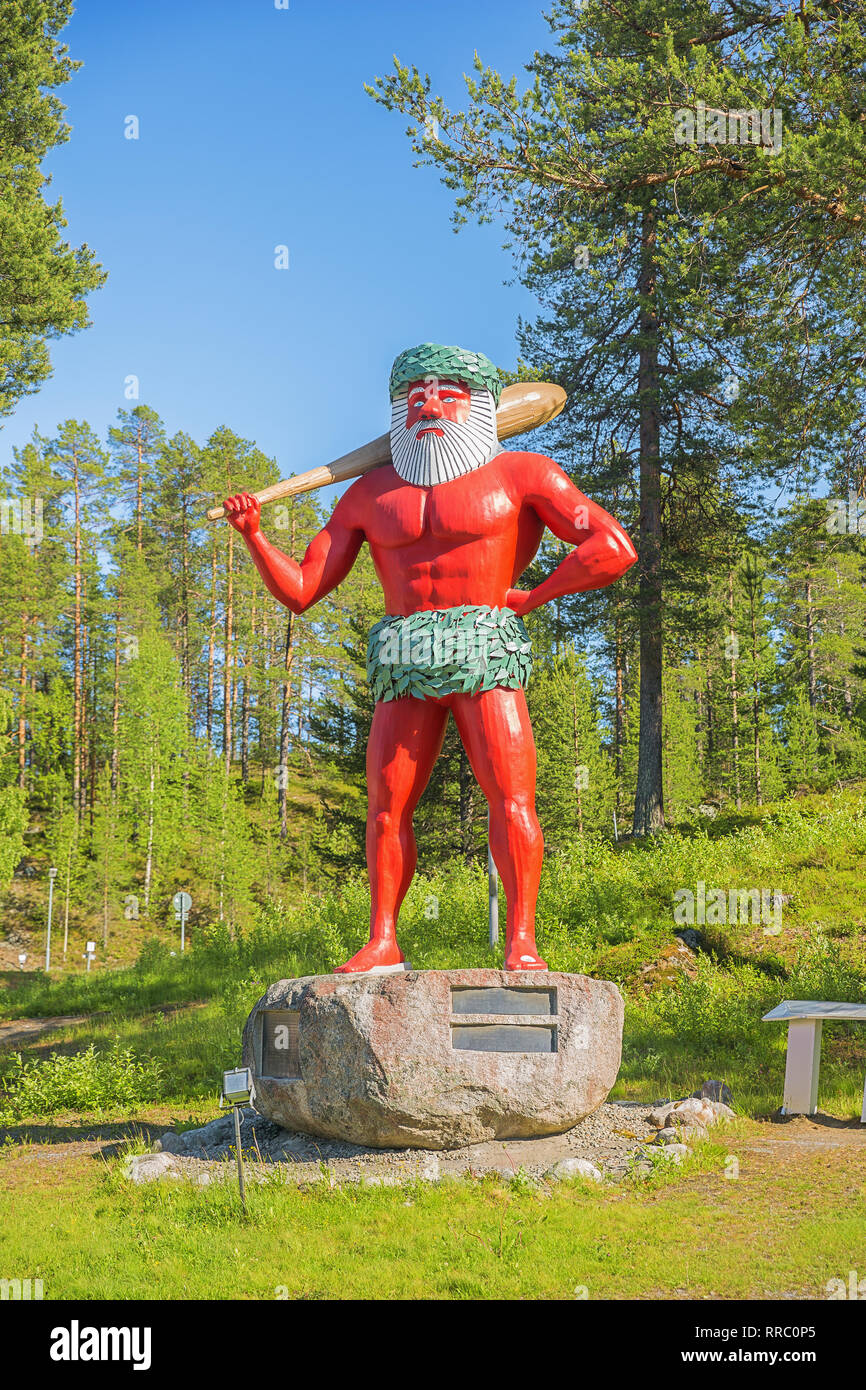 Editorial: STORUMAN, LAPLAND, SWEDEN, June 26, 2018 - The Wild Man of ...