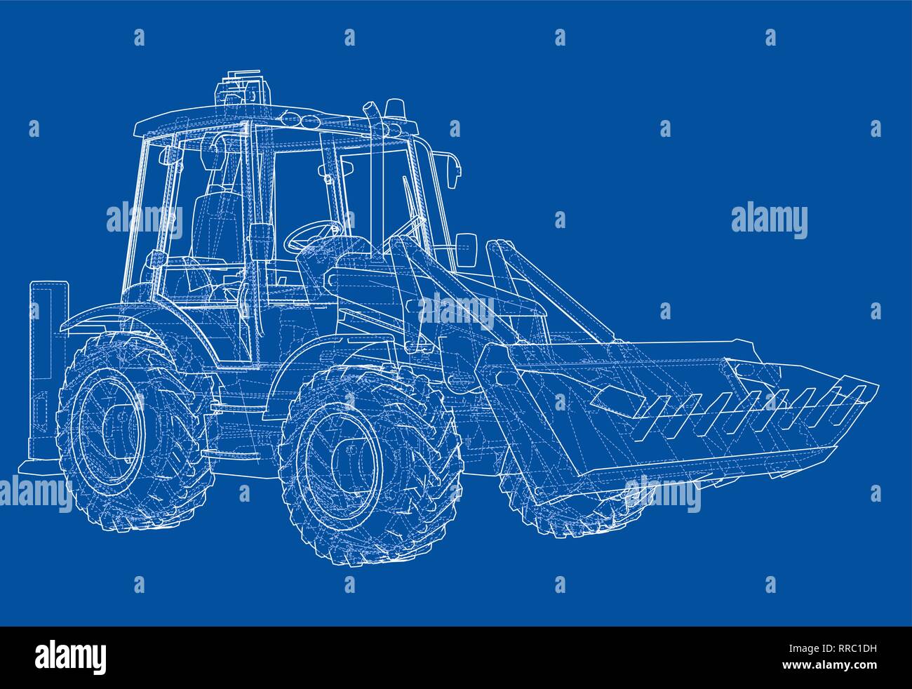 Sketch of Loading Shovel with Back Actor Stock Vector Image & Art - Alamy