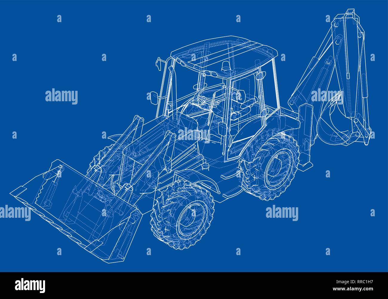 Sketch of Loading Shovel with Back Actor Stock Vector Image & Art - Alamy